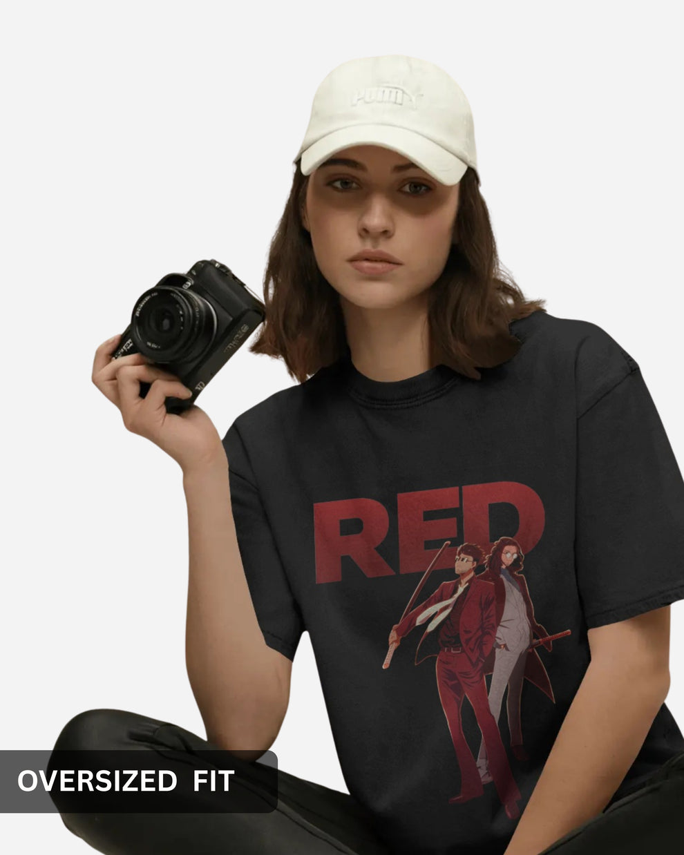 Buy Seedhe RED Unisex Oversized T-Shirt | Street Wear Co